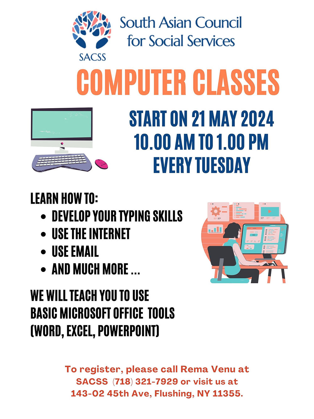 This Week @ SACSS - South Asian Council for Social Services (SACSS)